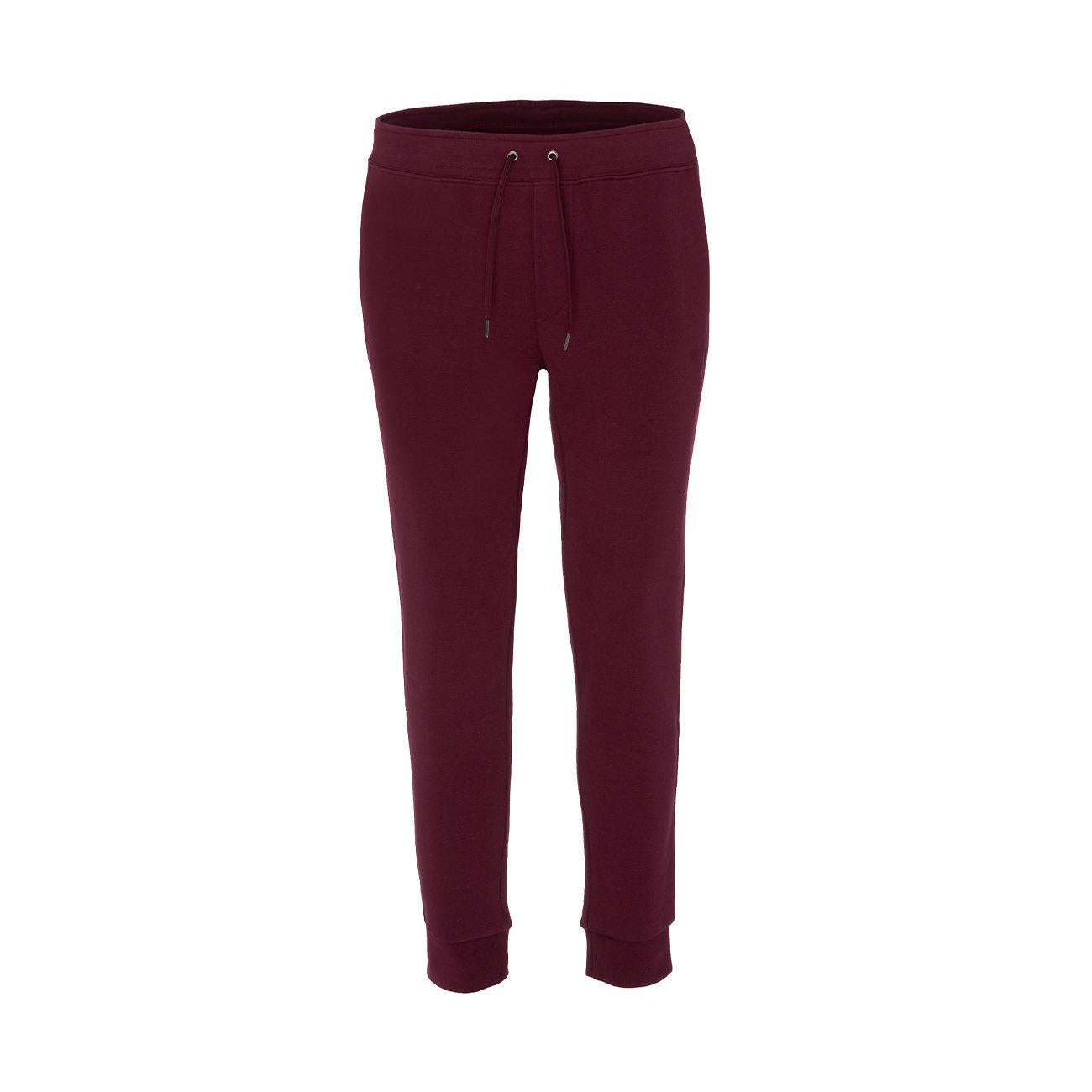 Men's Performance Fabric Joggers Bordeaux Red – Mascheroni Store