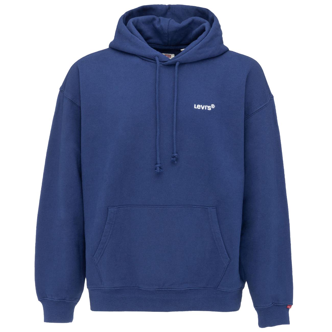 Men's Red Tab Logo Hoodie and Pocket Navy Peony – Mascheroni Store